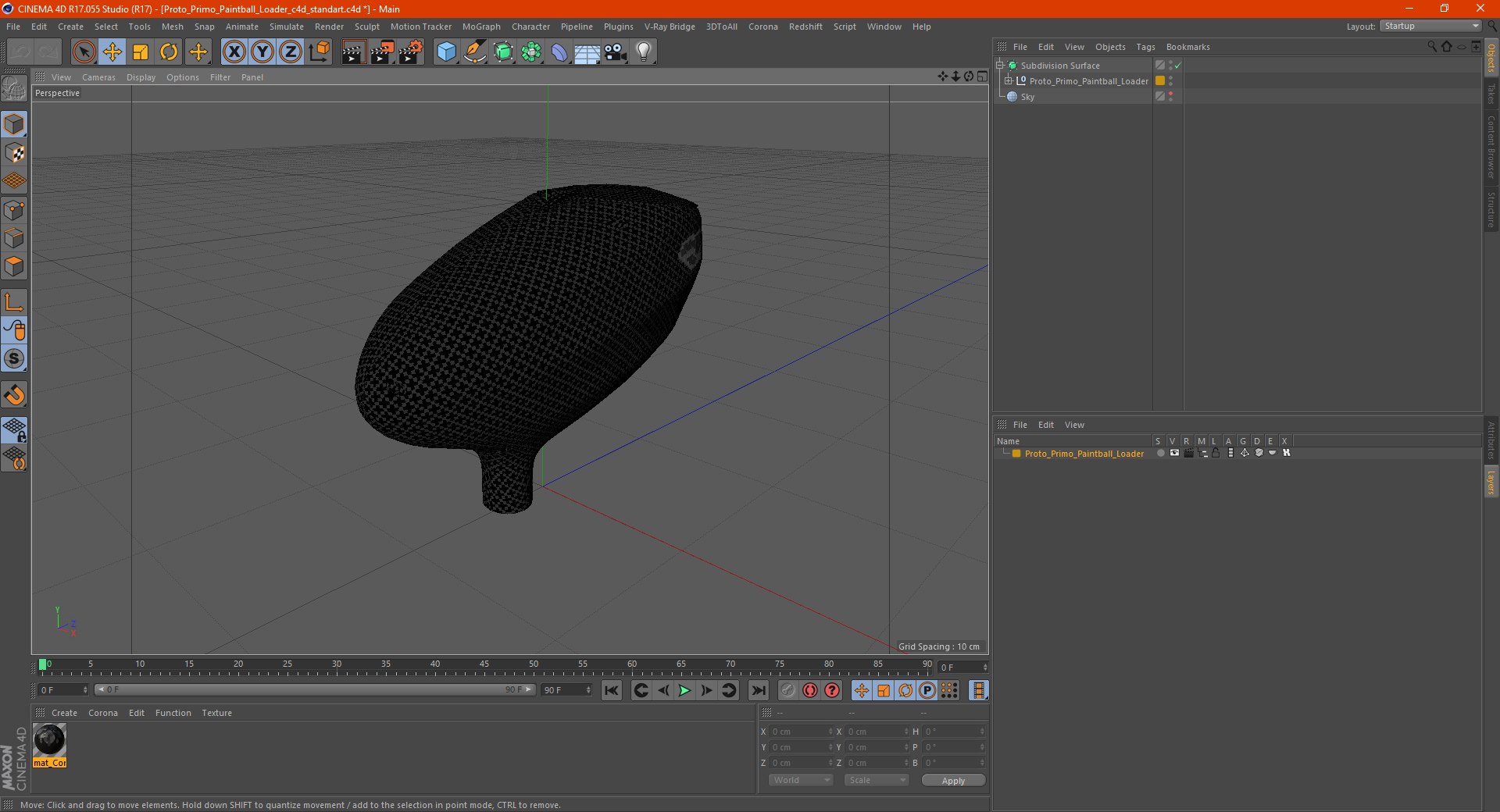 Proto Primo Paintball Loader 3D - TurboSquid 1858091