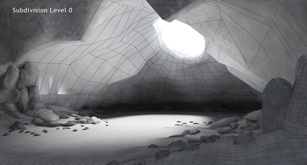 3D cave holes cavern rocks model - TurboSquid 1281712