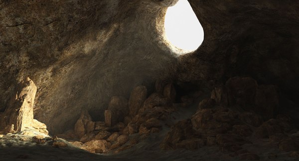 3D cave holes cavern rocks model - TurboSquid 1281712