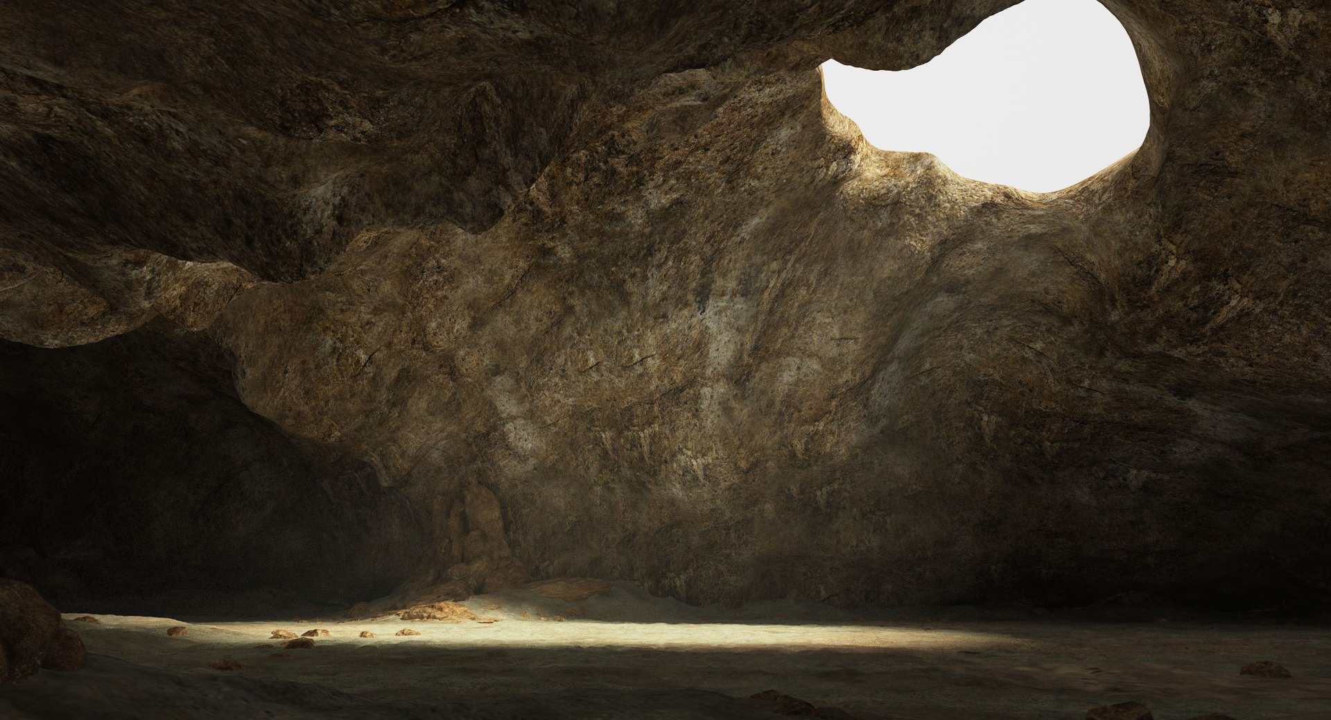 3D Cave Holes Cavern Rocks Model - TurboSquid 1281712