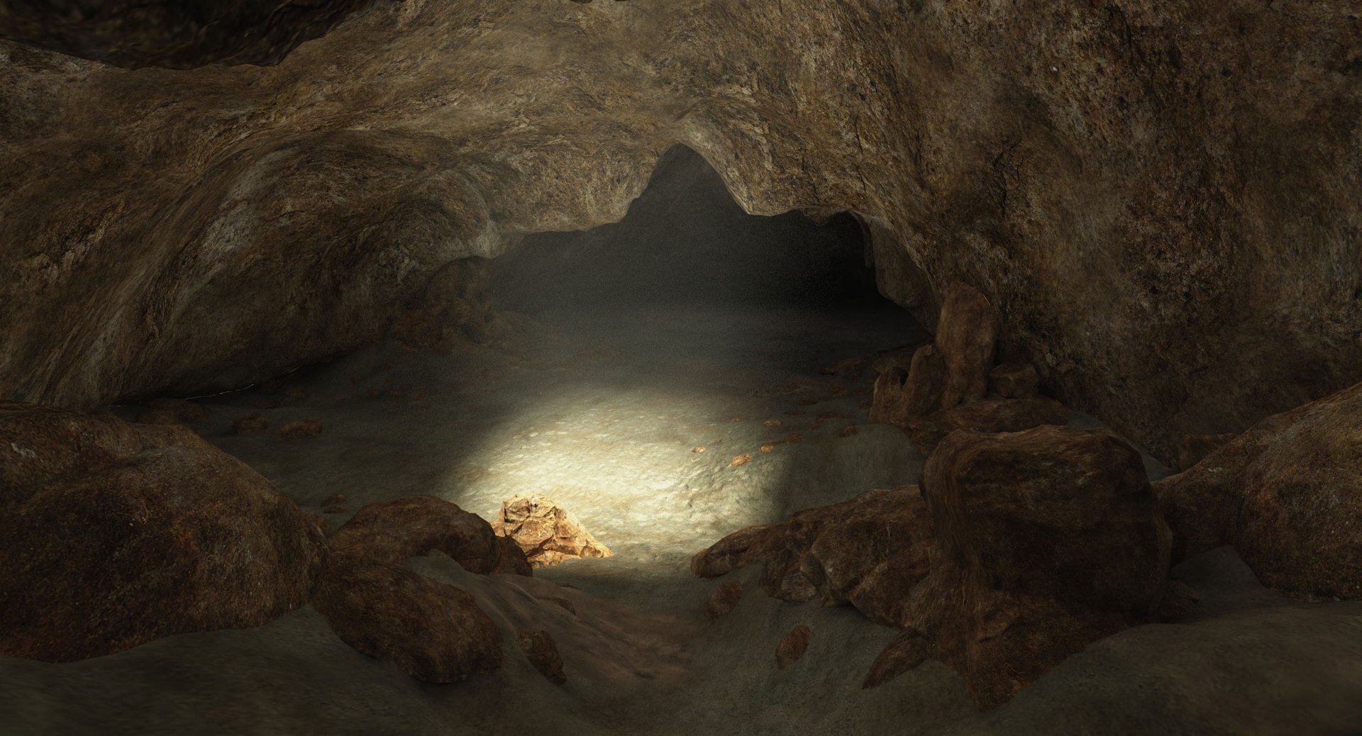 3D Cave Holes Cavern Rocks Model - TurboSquid 1281712