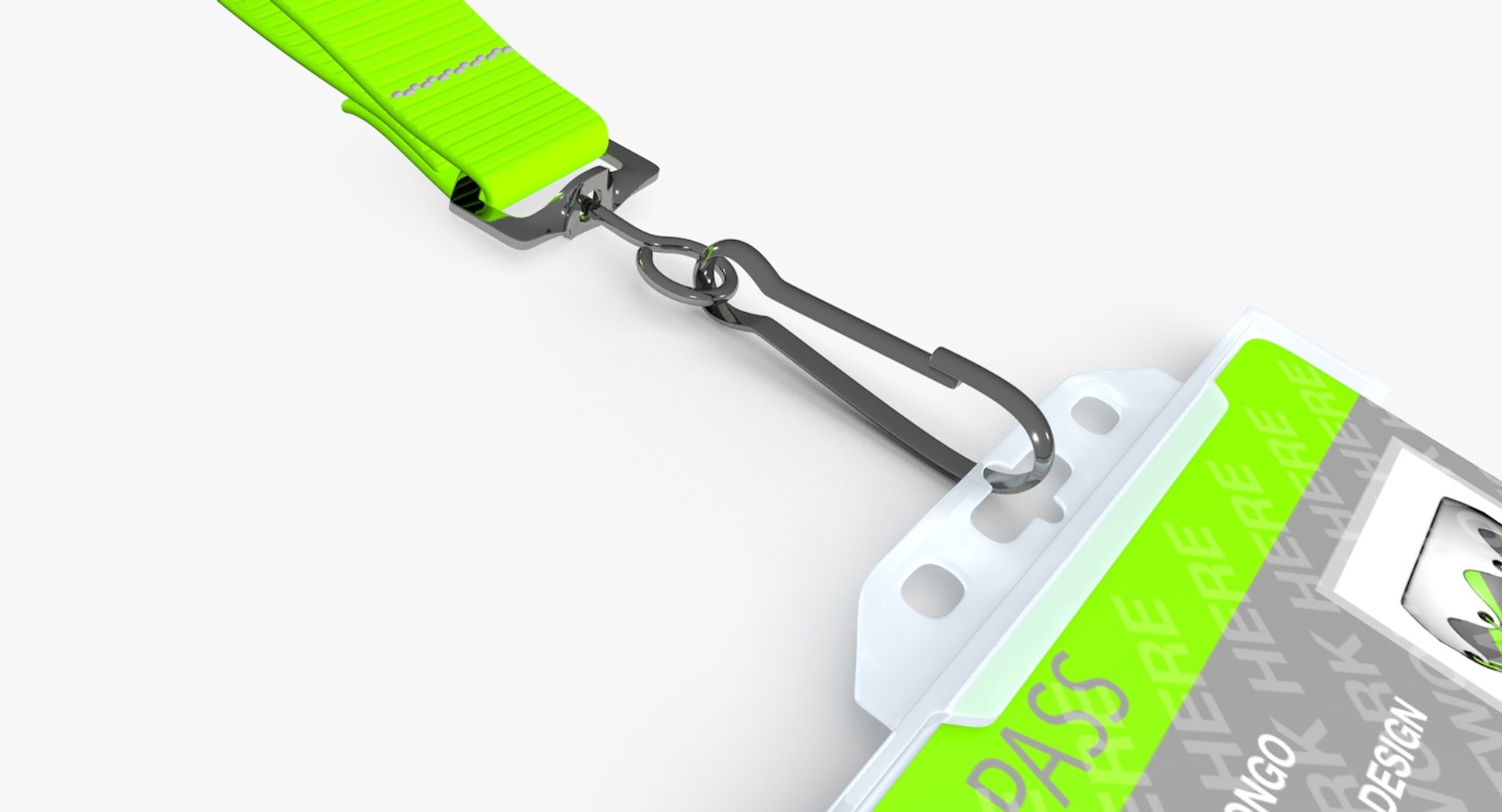 C4d Lanyard Id Leash