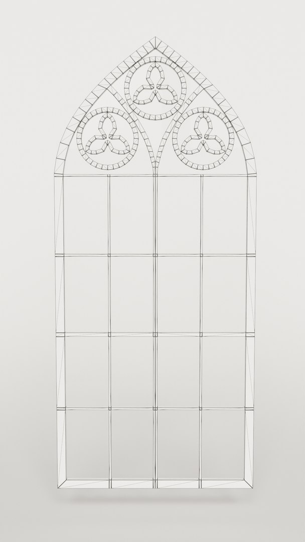 3D Arc Window Model - TurboSquid 1548052