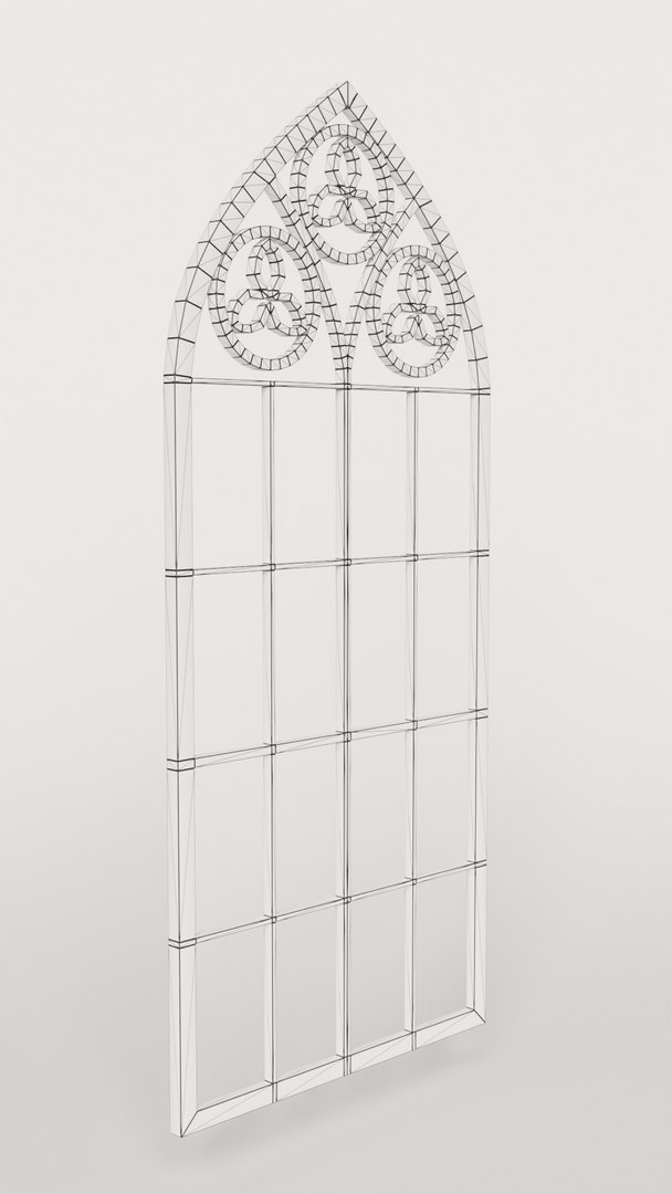 3D Arc Window Model - TurboSquid 1548052