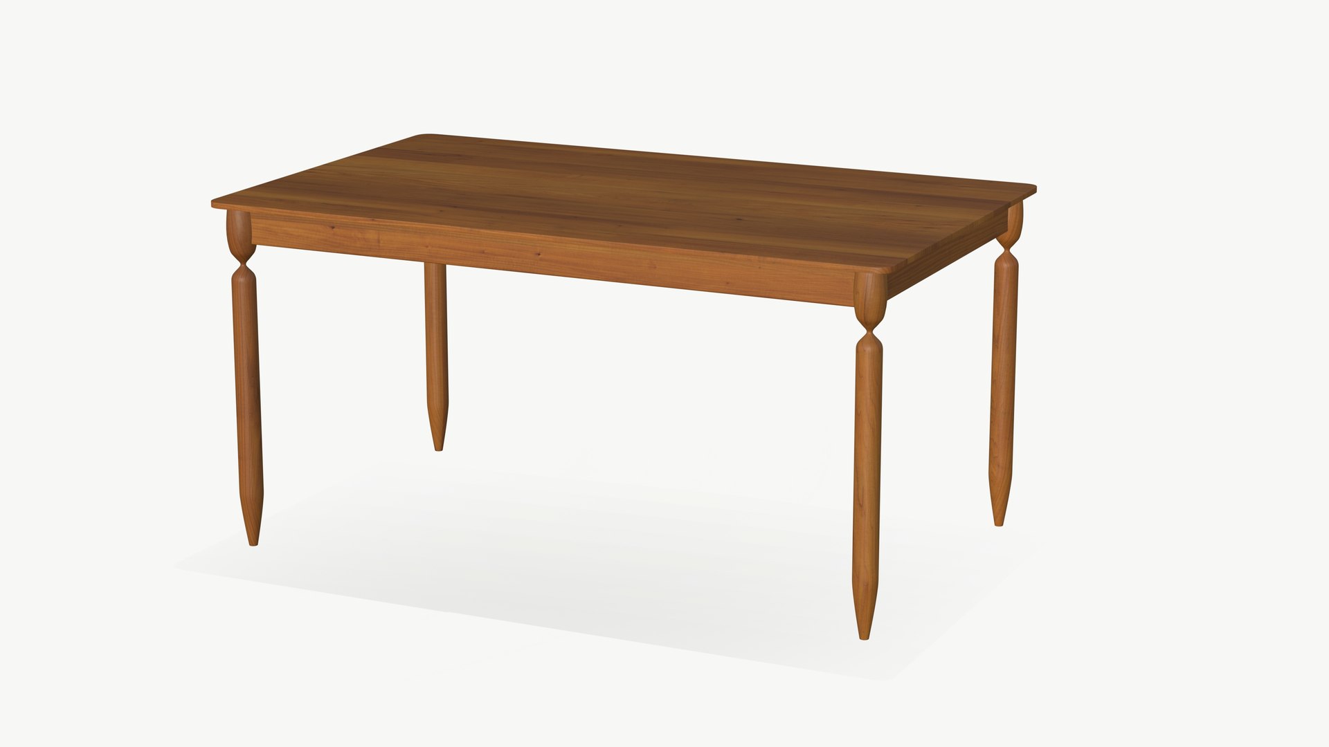 3D Dining Table Wooden Modern - TurboSquid 2011532