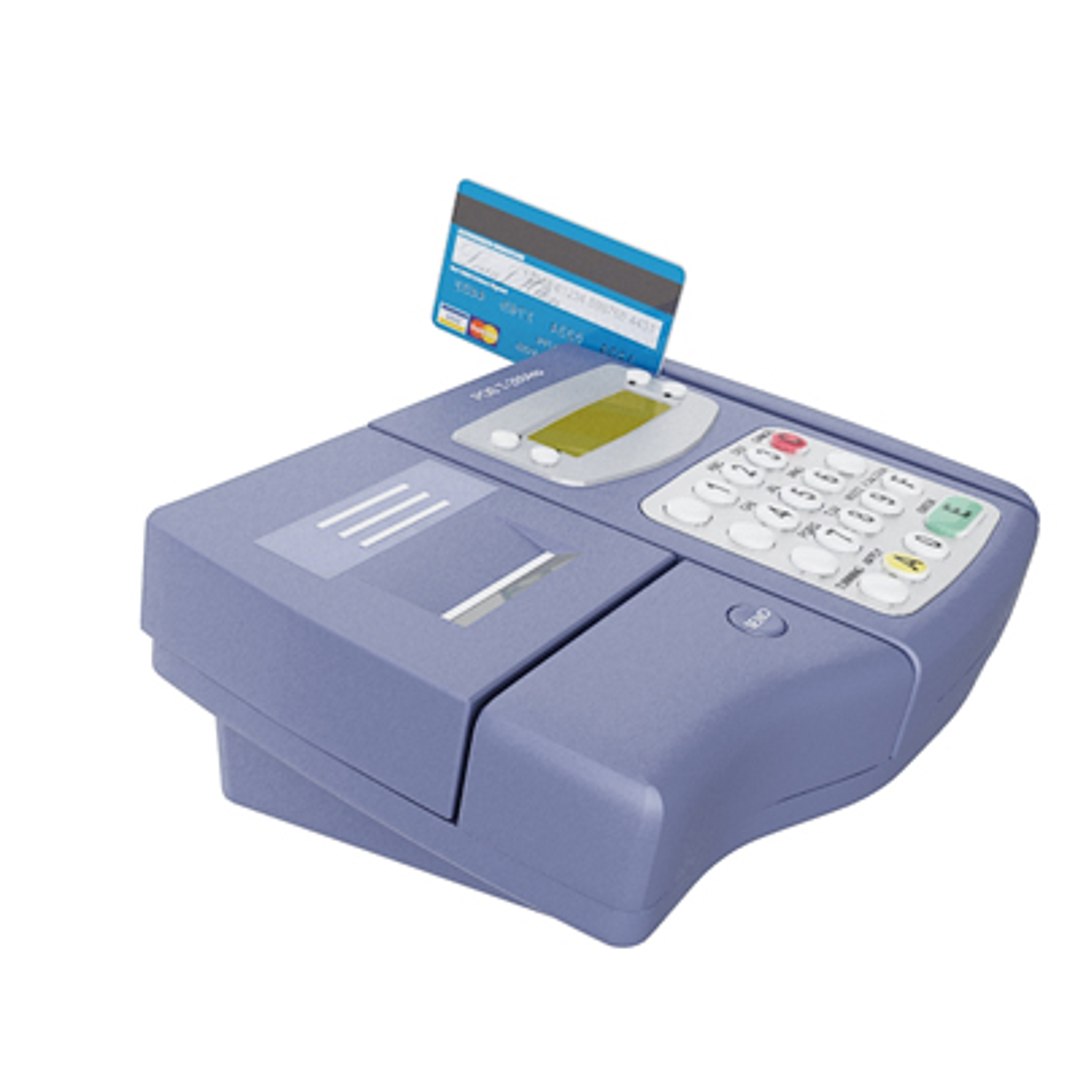 Pos Card Reader Machine 3d Model