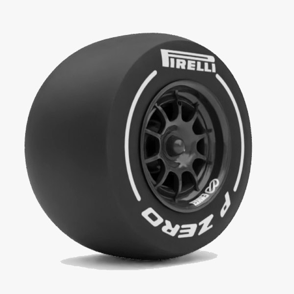 modelo 3d Fórmula 1 - Rueda MCL35 con llanta - TurboSquid 2157653