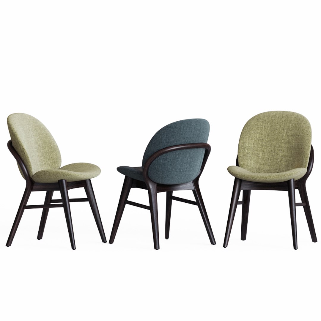 Lip Dining Chair Porada 3D Model - TurboSquid 1620240