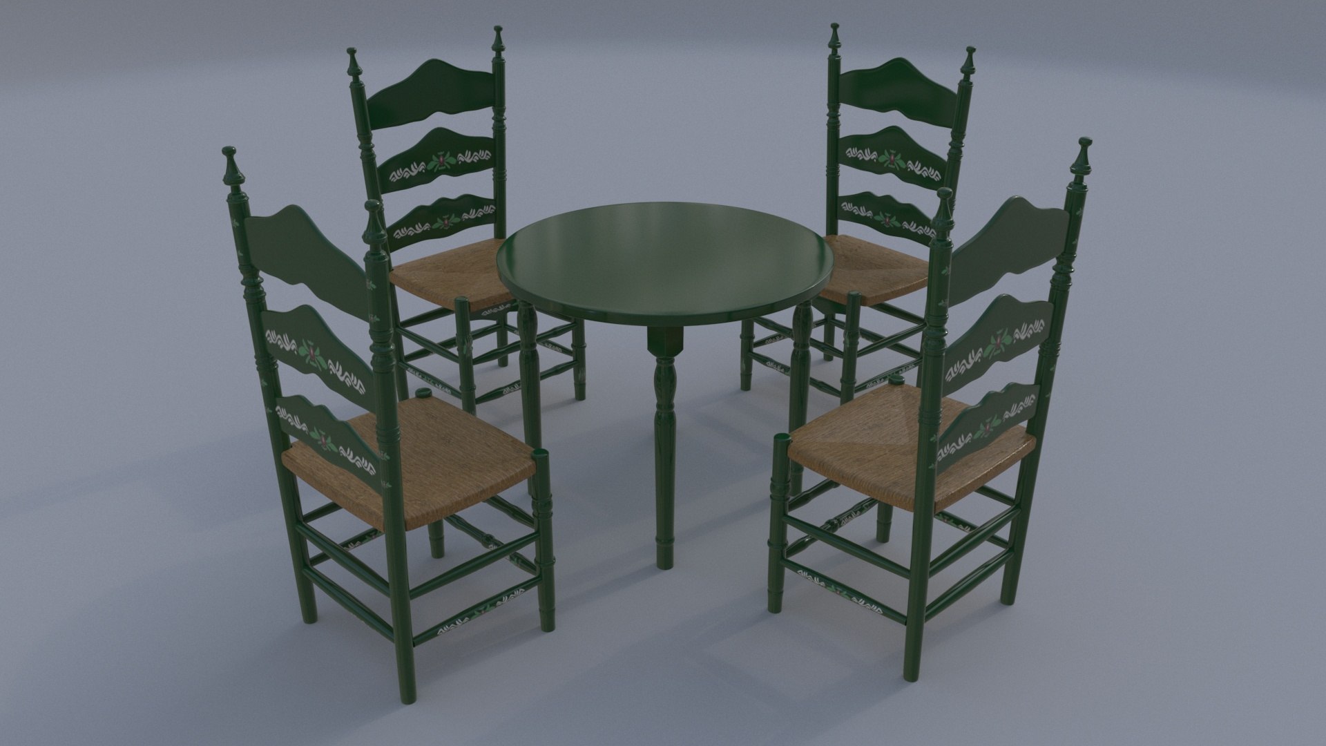 3D Chairs_table_set_A - TurboSquid 2312789