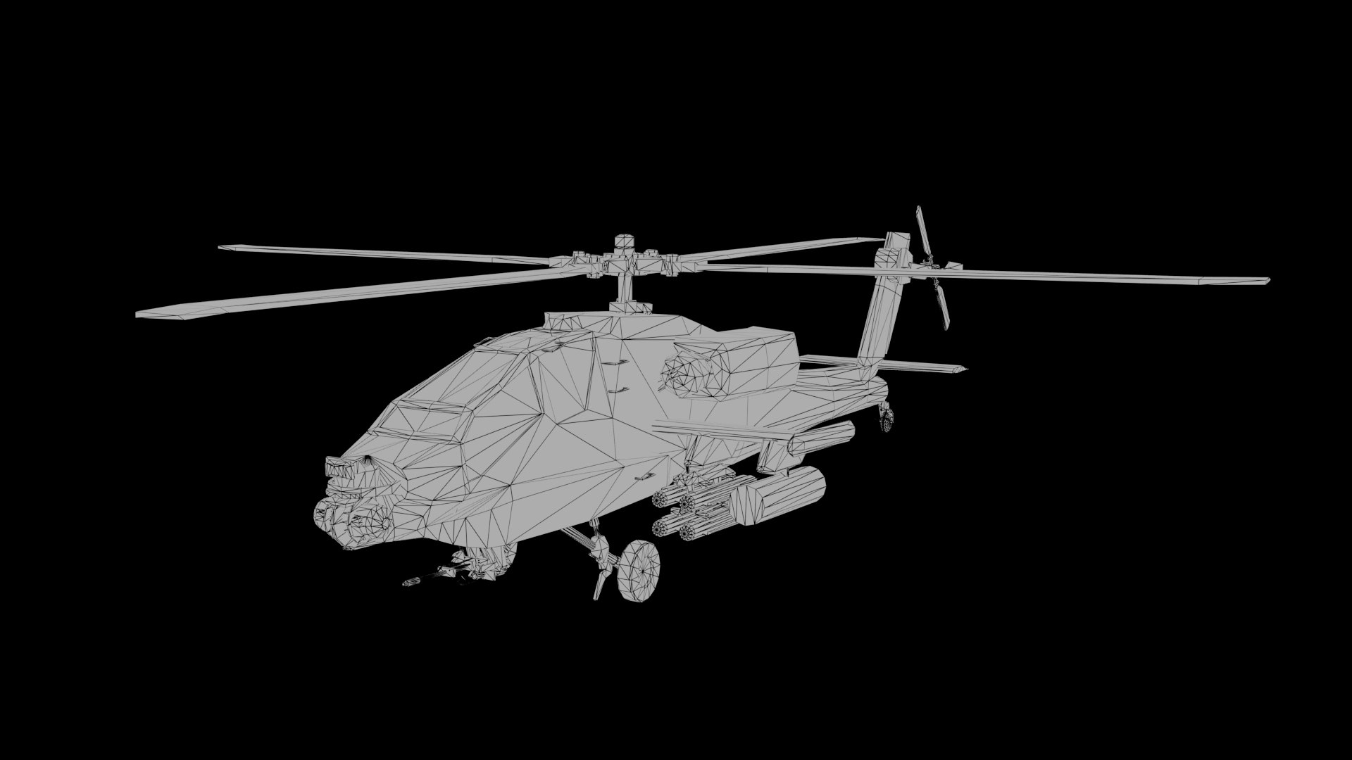 Low Polly Military Helicopter With 4K PBR Texture 3D Model - TurboSquid ...