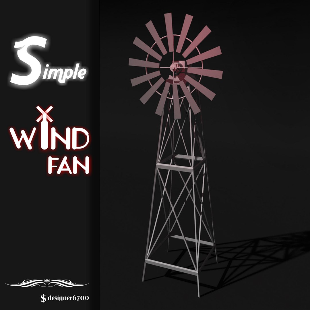 3D simple wind model - TurboSquid 1509656