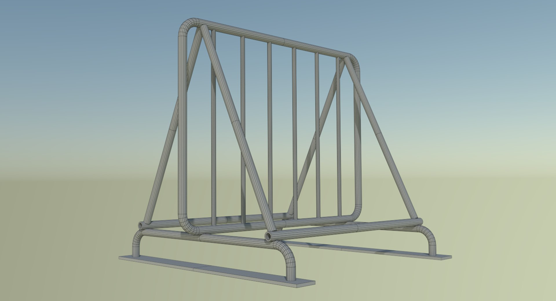 3d bike rack model