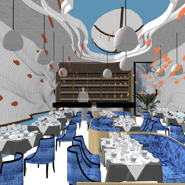 SketchUp Restaurant Models | TurboSquid