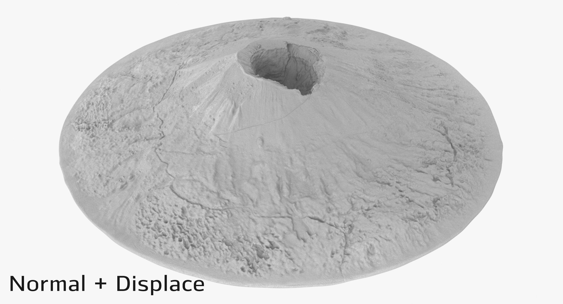 Vesuvius volcano crater 3D model - TurboSquid 1373499
