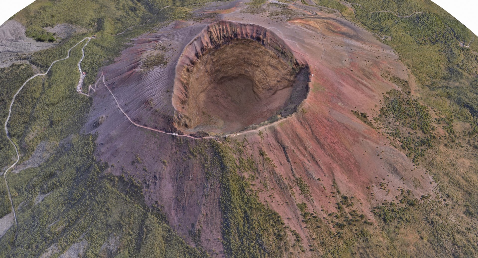 Vesuvius volcano crater 3D model - TurboSquid 1373499