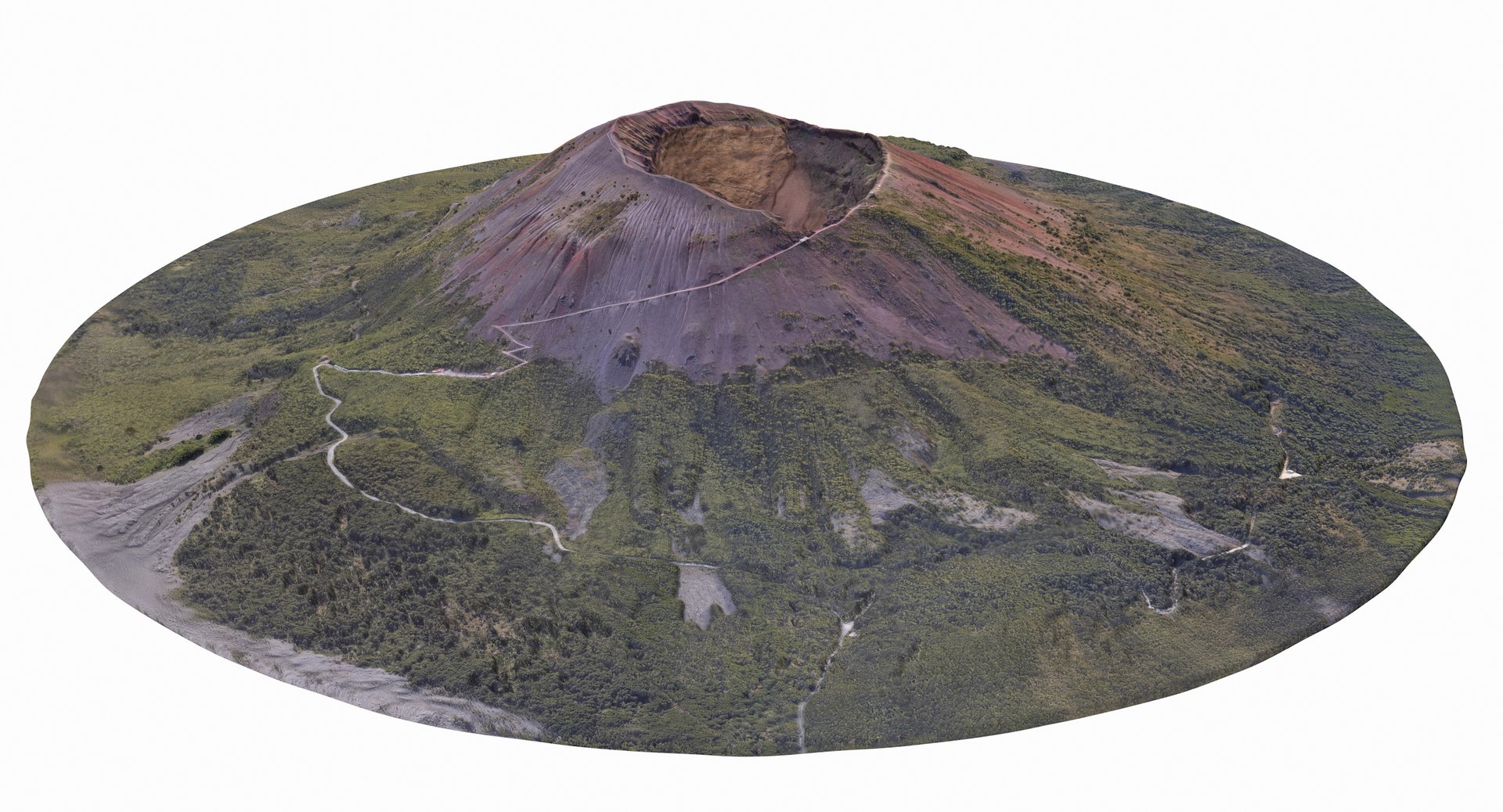 Vesuvius Volcano Crater 3D Model - TurboSquid 1373499