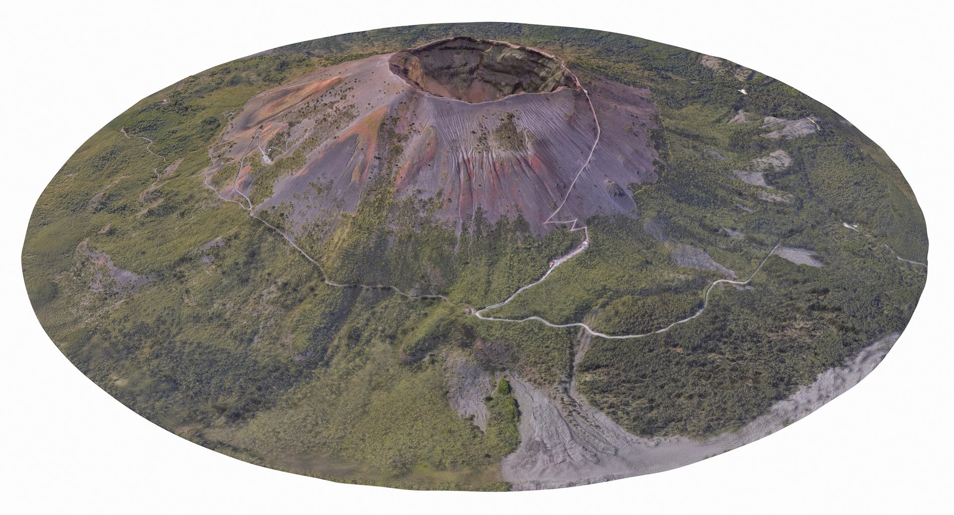 Vesuvius Volcano Crater 3D Model - TurboSquid 1373499