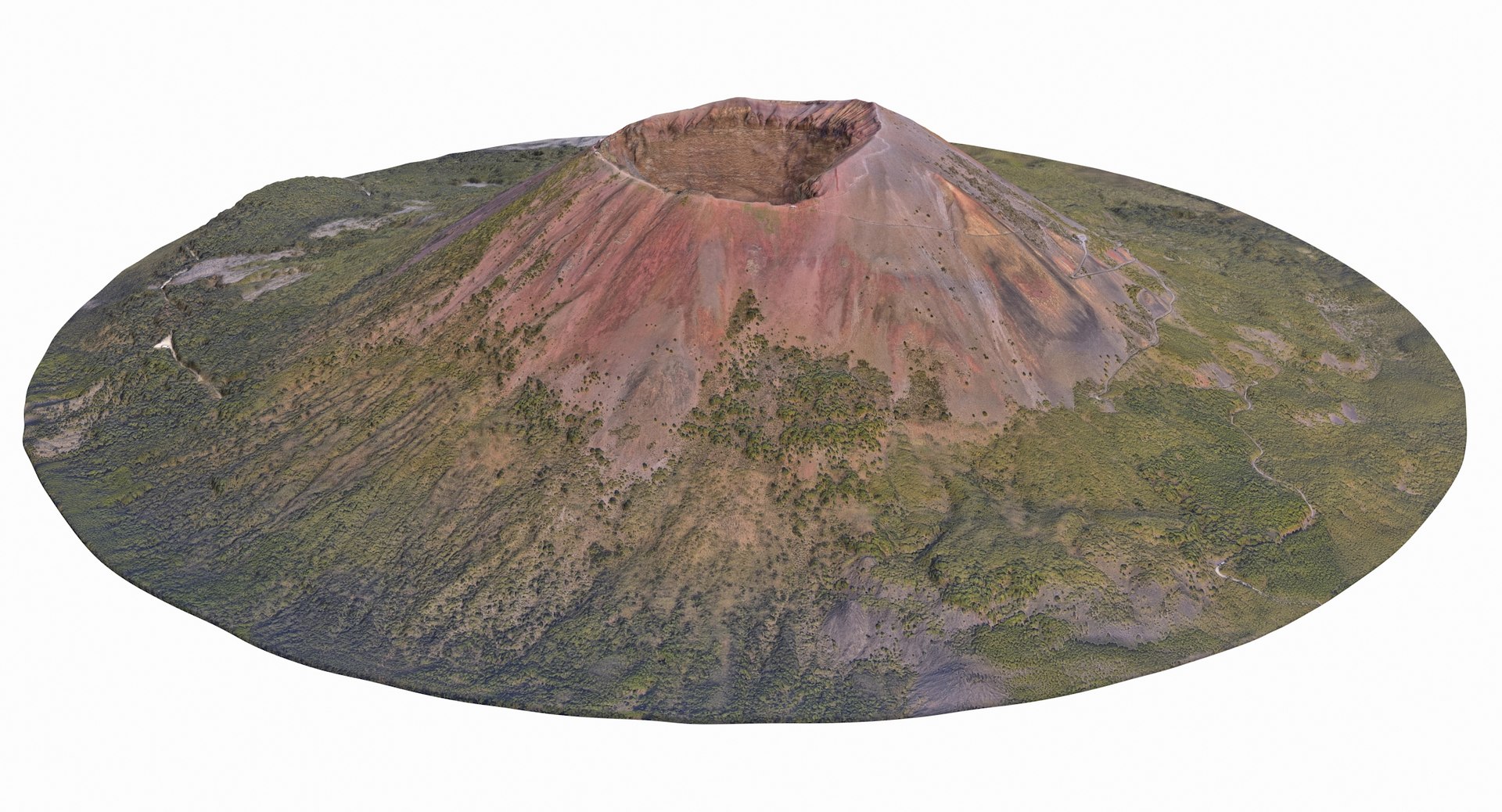 Vesuvius Volcano Crater 3D Model - TurboSquid 1373499