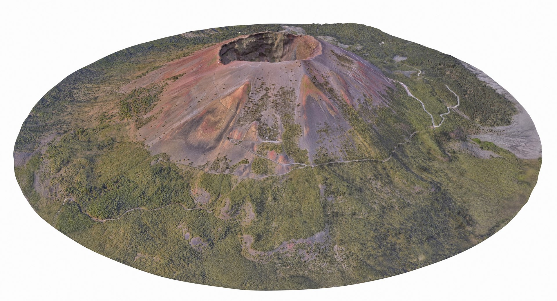 Vesuvius Volcano Crater 3D Model - TurboSquid 1373499
