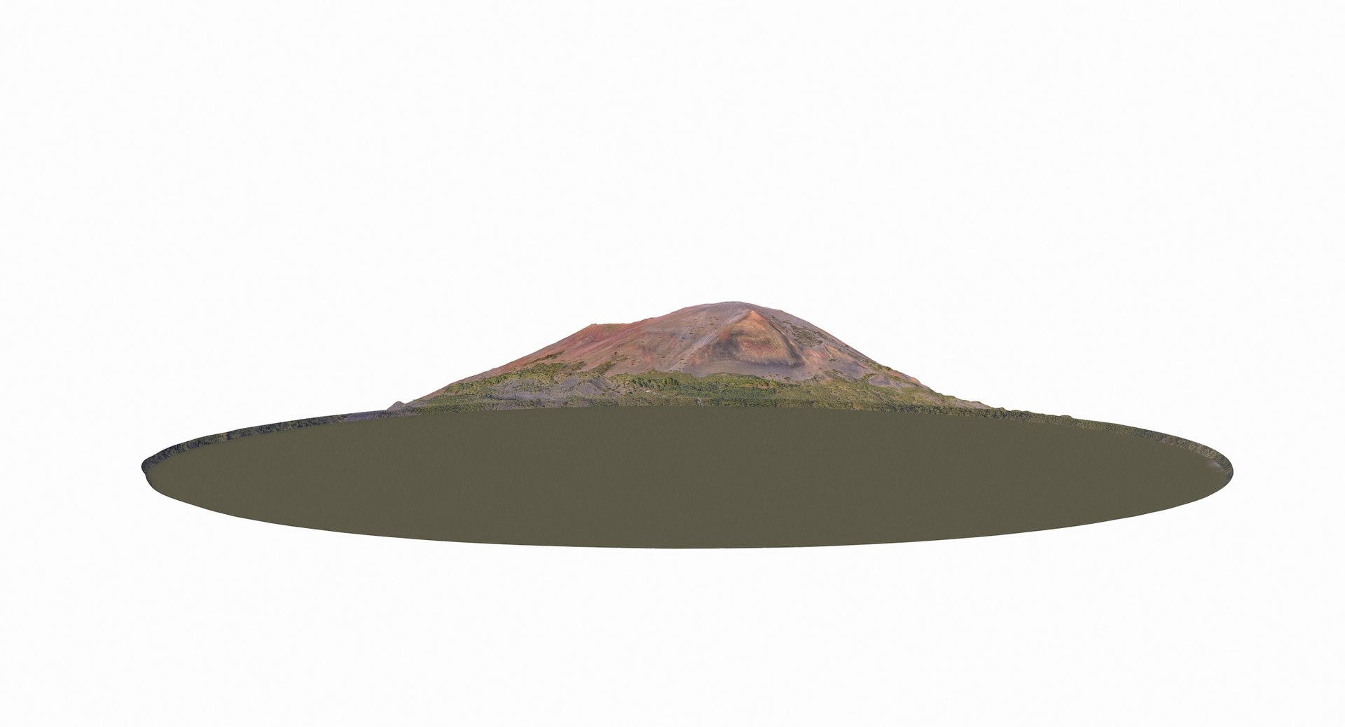 Vesuvius volcano crater 3D model - TurboSquid 1373499