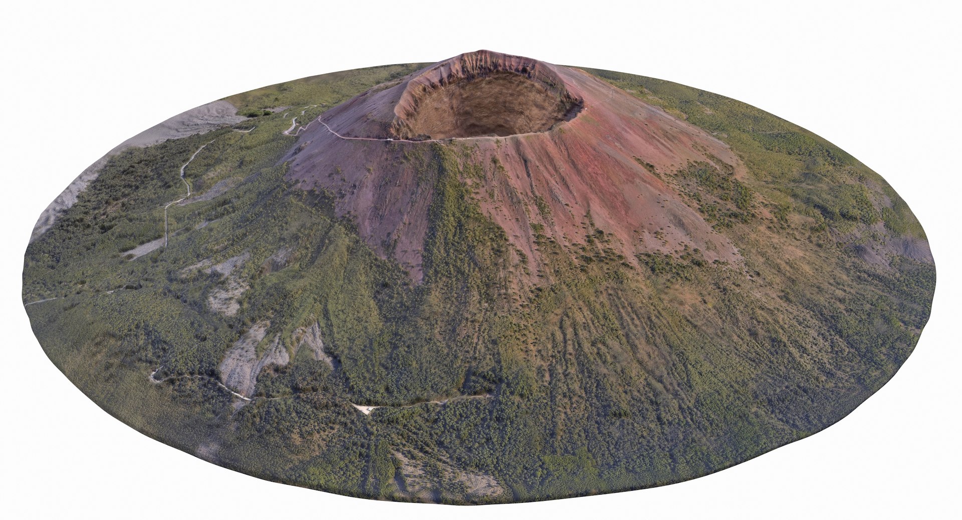 Vesuvius Volcano Crater 3D Model - TurboSquid 1373499