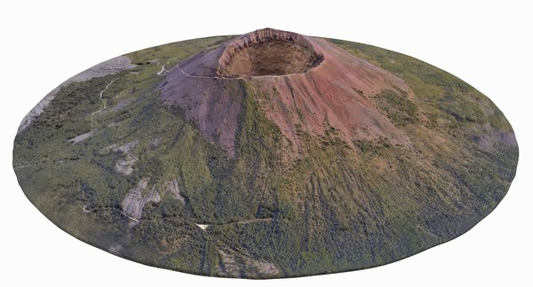 Vesuvius volcano crater 3D model - TurboSquid 1373499