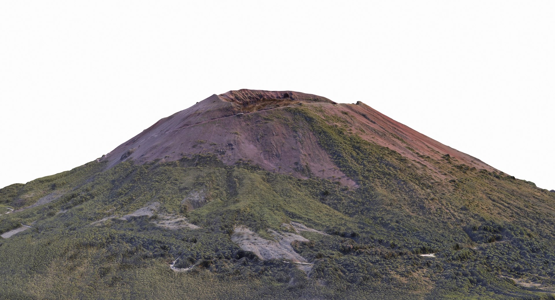 Vesuvius volcano crater 3D model - TurboSquid 1373499