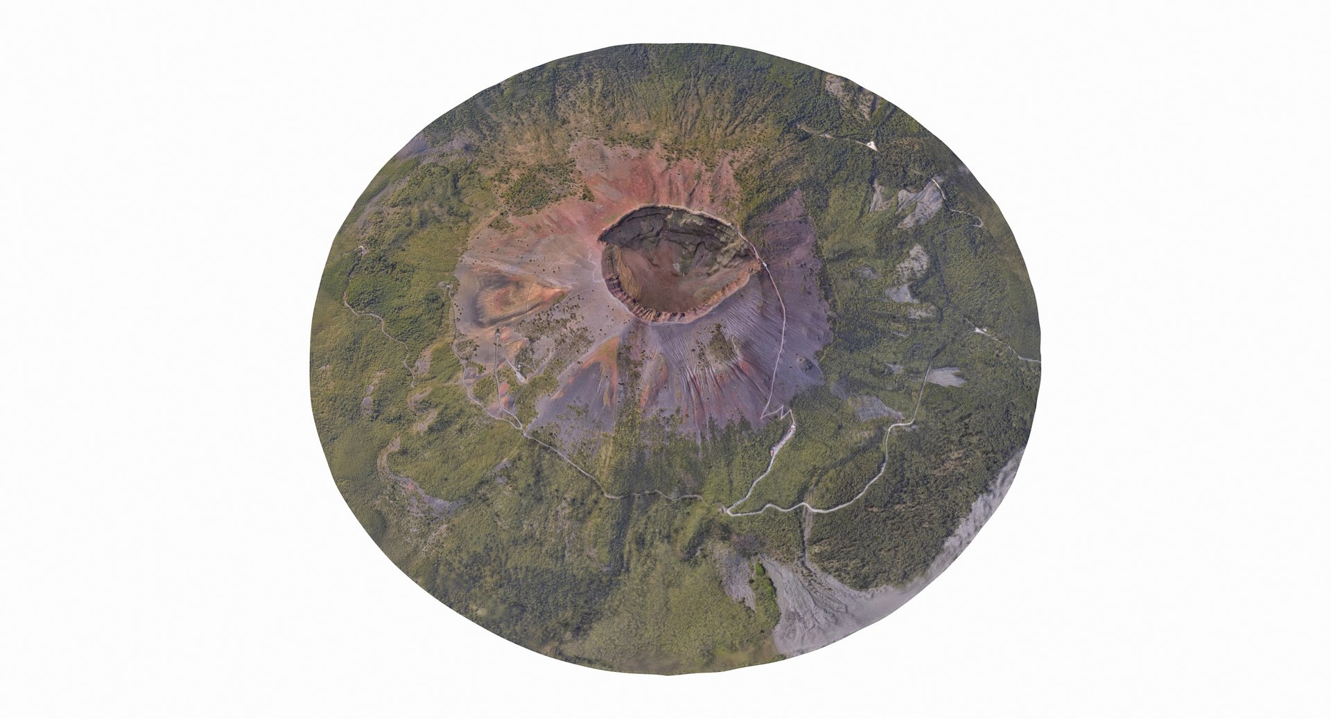 Vesuvius Volcano Crater 3D Model - TurboSquid 1373499