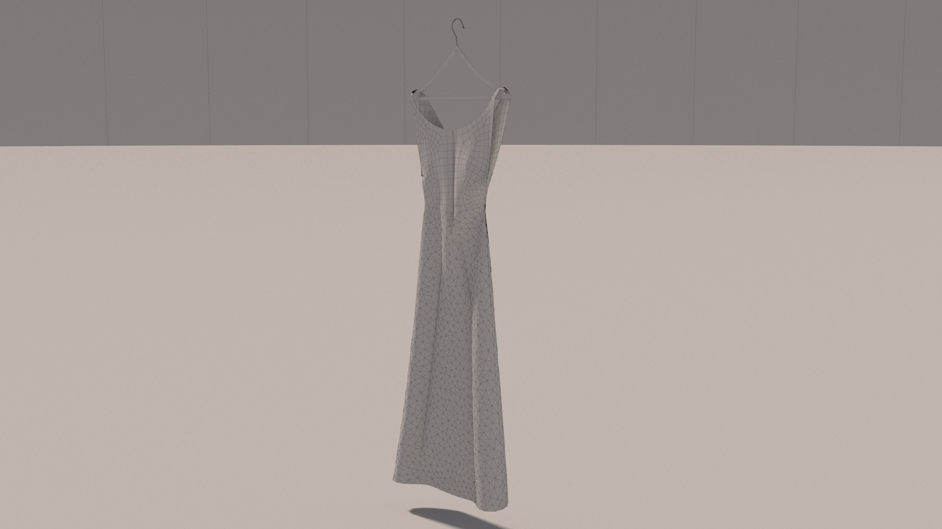 Textured And Hanged Woman Dress 3D Model - TurboSquid 2144312