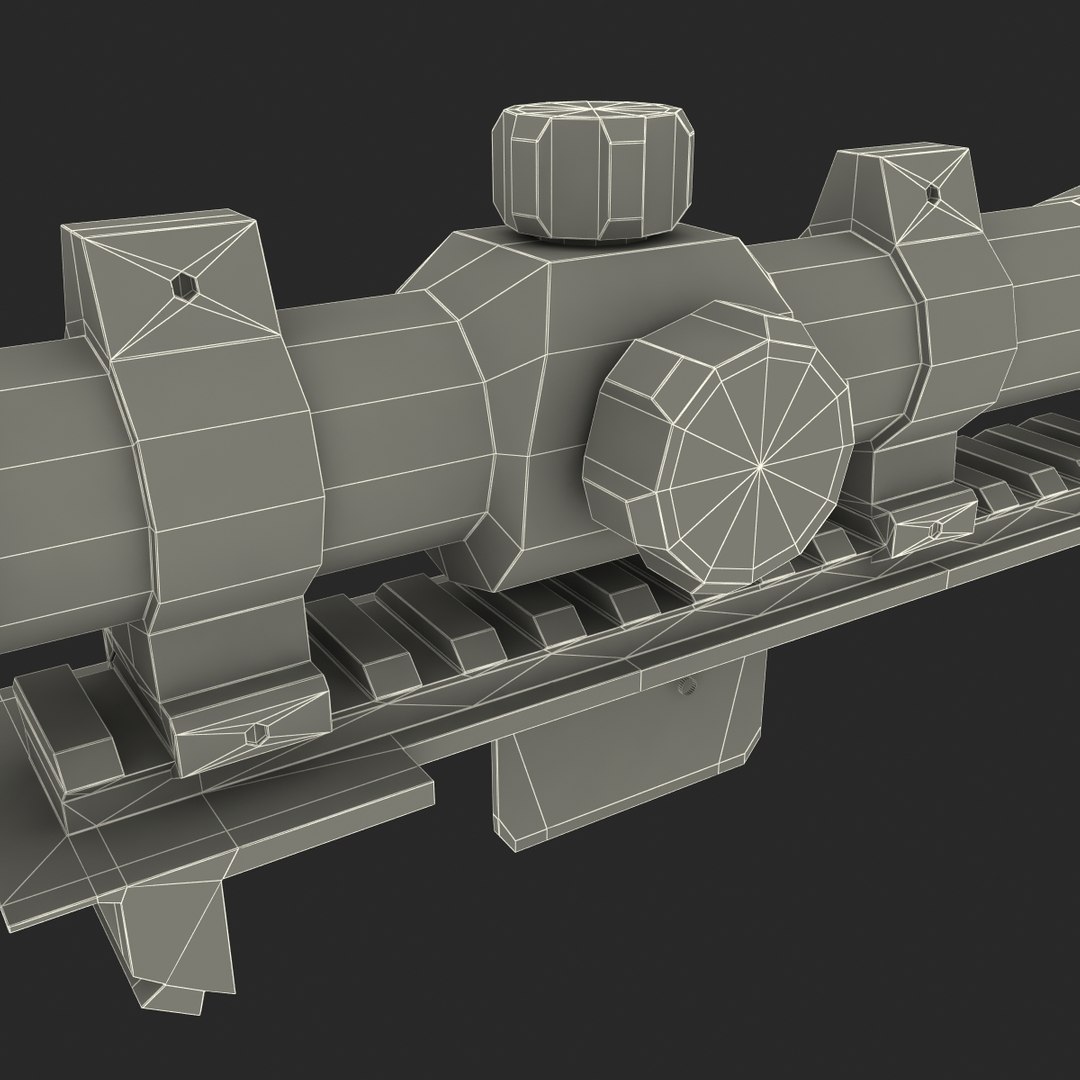 3d Aimpoint Optical Scope Model