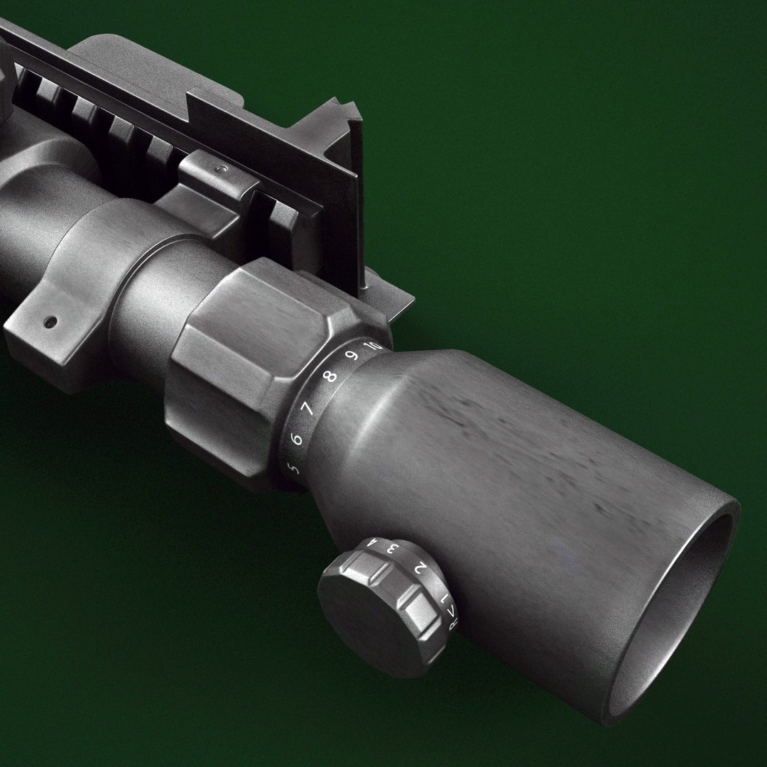 3d Aimpoint Optical Scope Model
