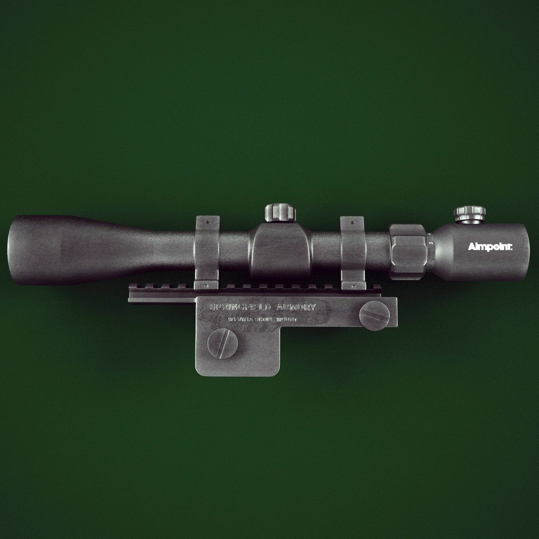 3d Aimpoint Optical Scope Model