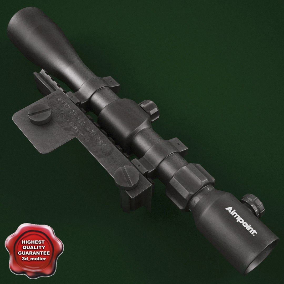 3d Aimpoint Optical Scope Model