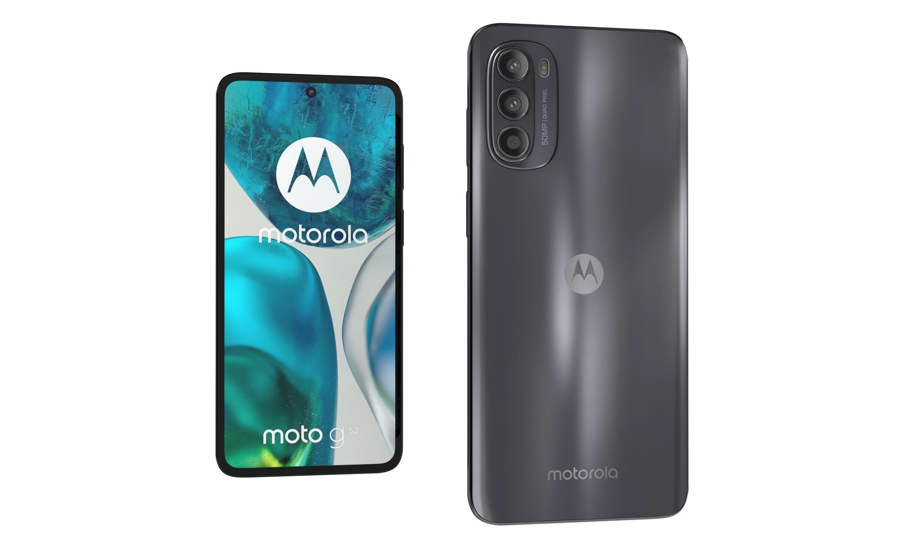 3D model Motorola Moto G52 Black - TurboSquid 1922031