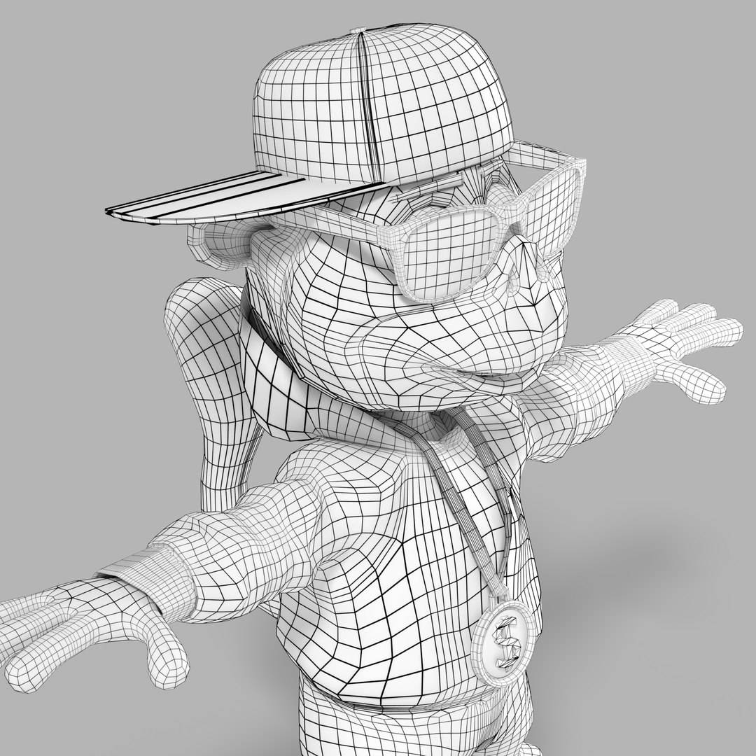 Stylish Cartoon Monkey 3D Model 3D - TurboSquid 2179135