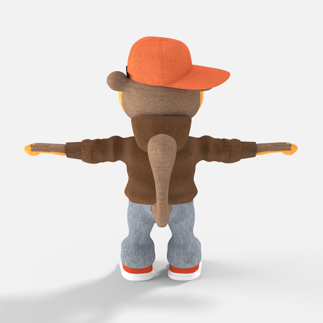 Stylish Cartoon Monkey 3D Model 3D - TurboSquid 2179135