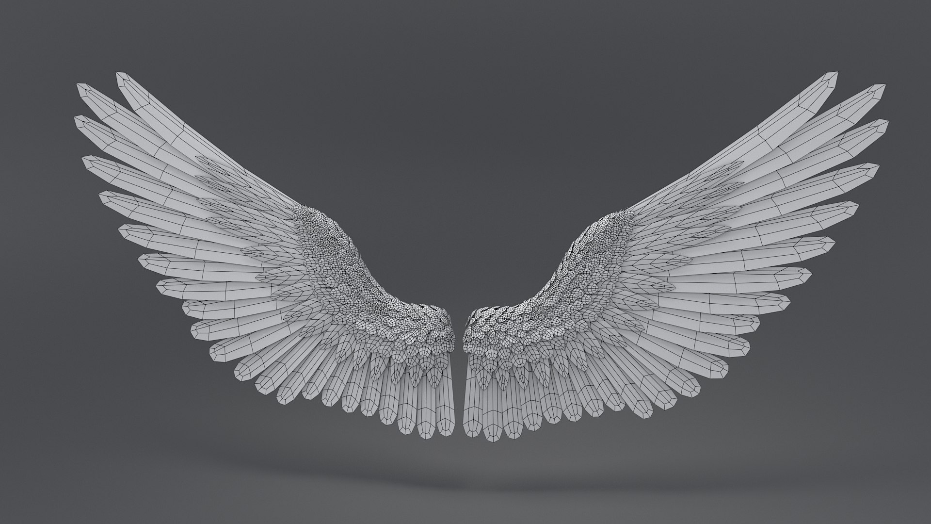 Angel Wings Pro Rigged model - TurboSquid 2177000