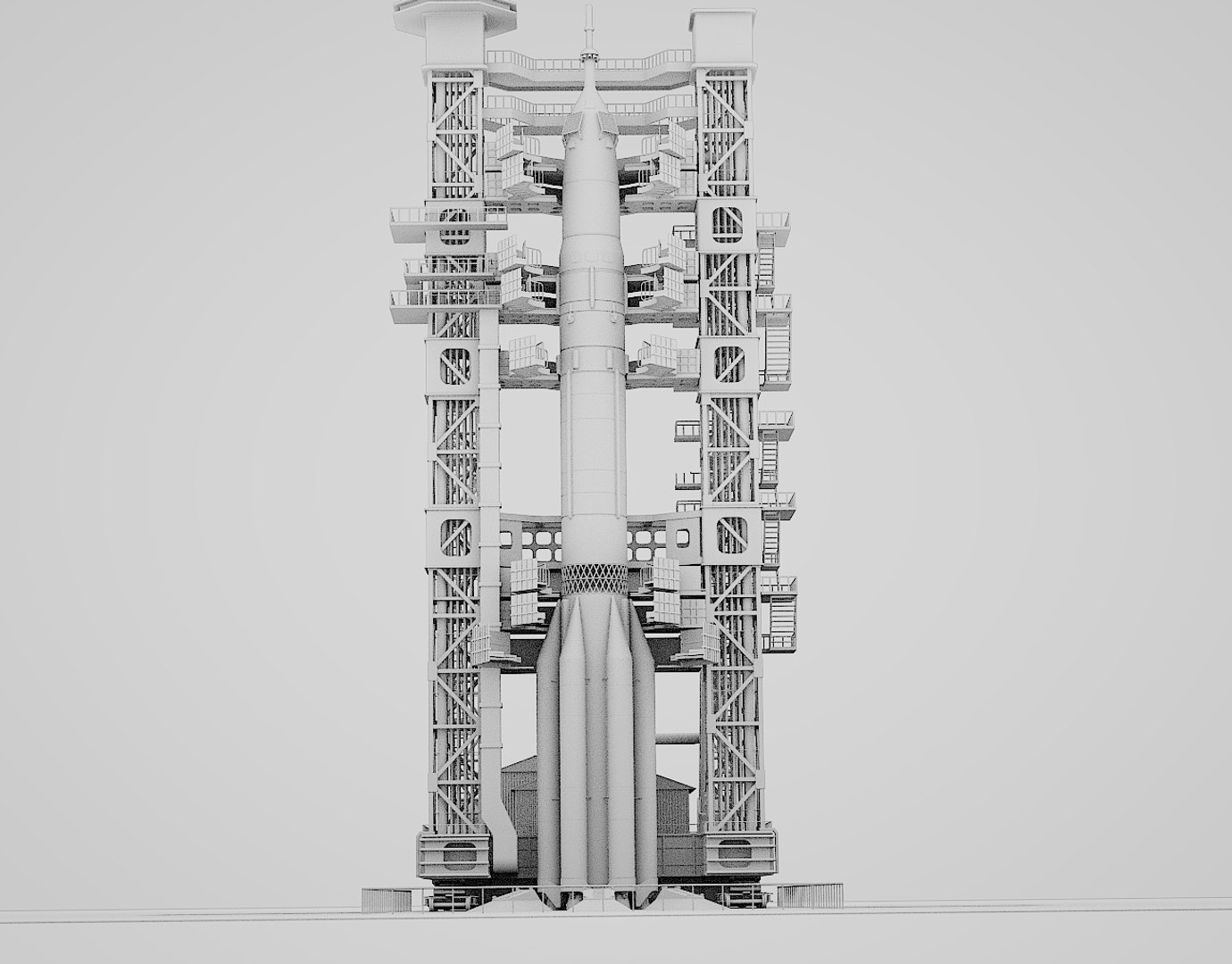 Proton launch space rocket 3D - TurboSquid 1351597