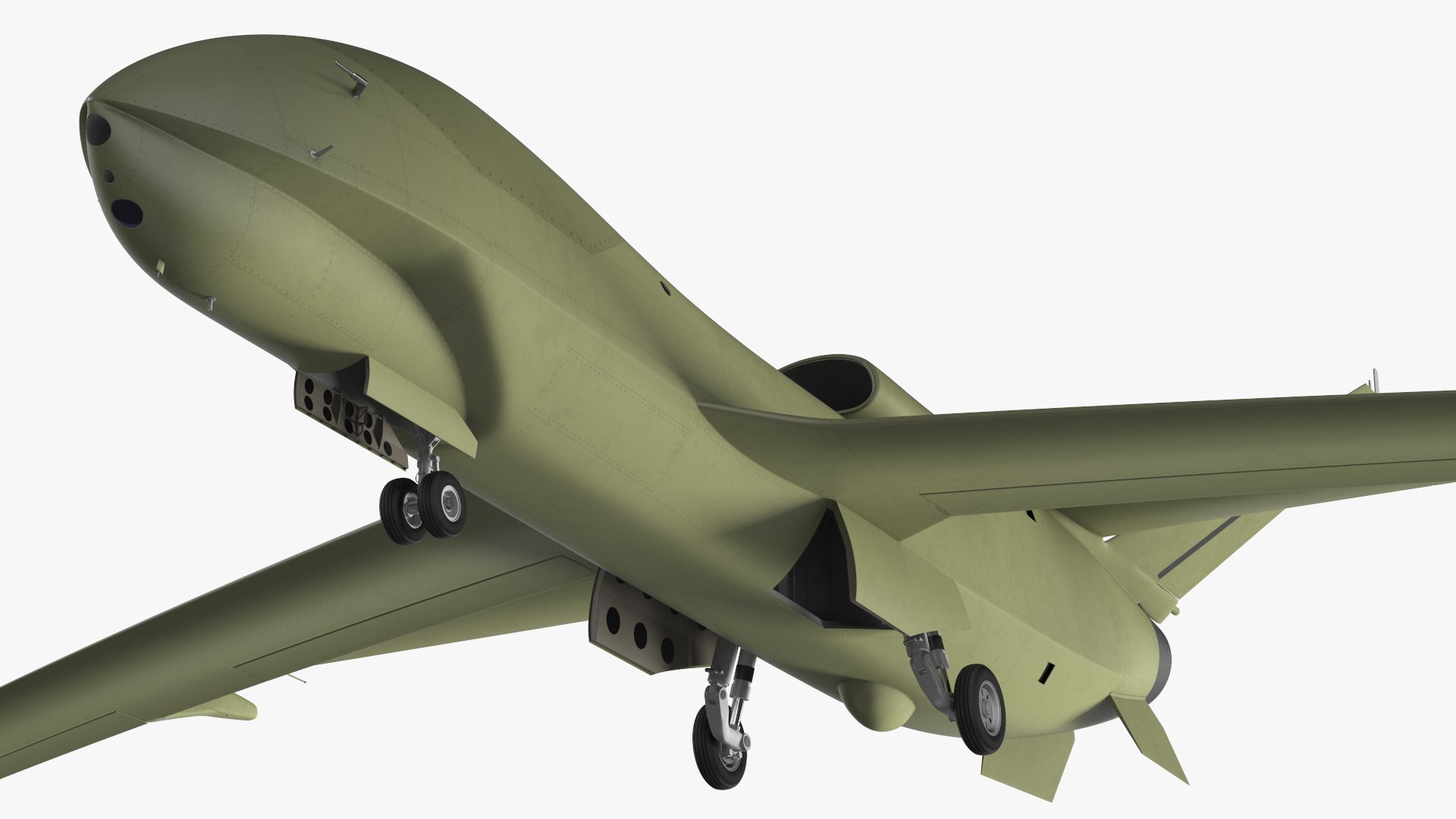 High Altitude Long Endurance Patrol UAV Rigged For Cinema 4D 3D Model ...