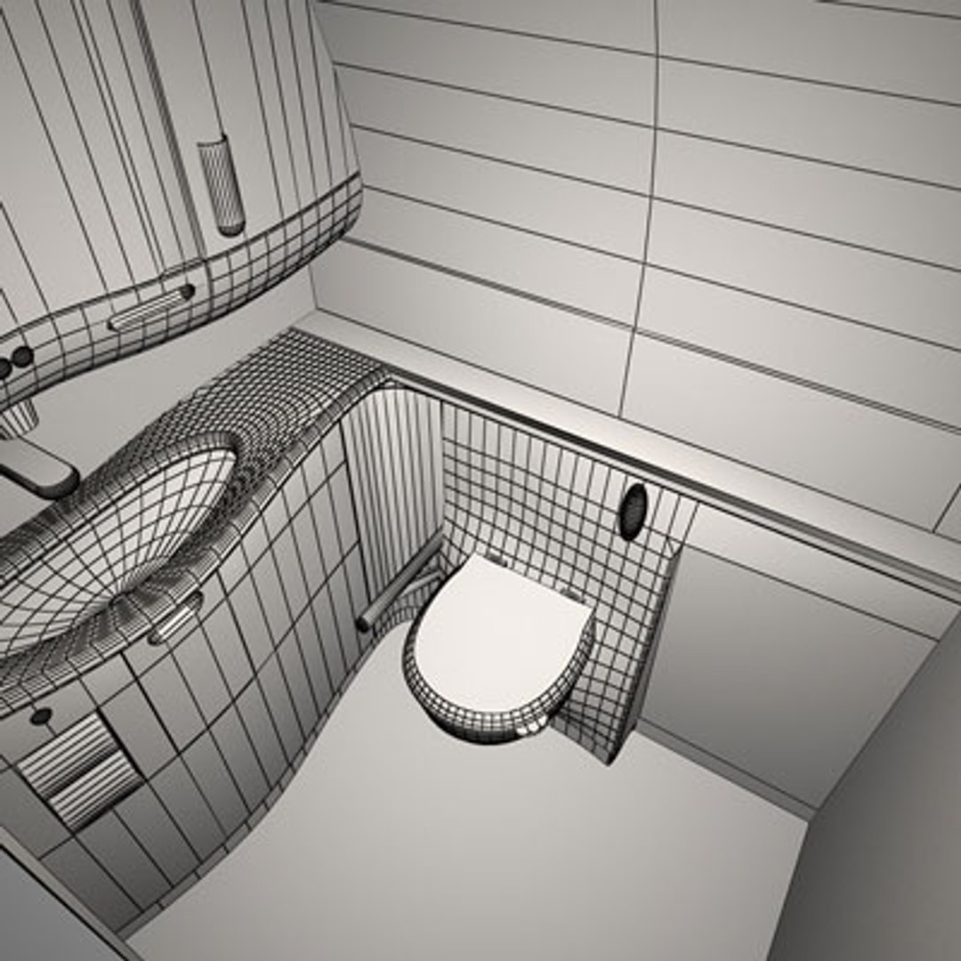 3d Dreamliner Lavatory Interior