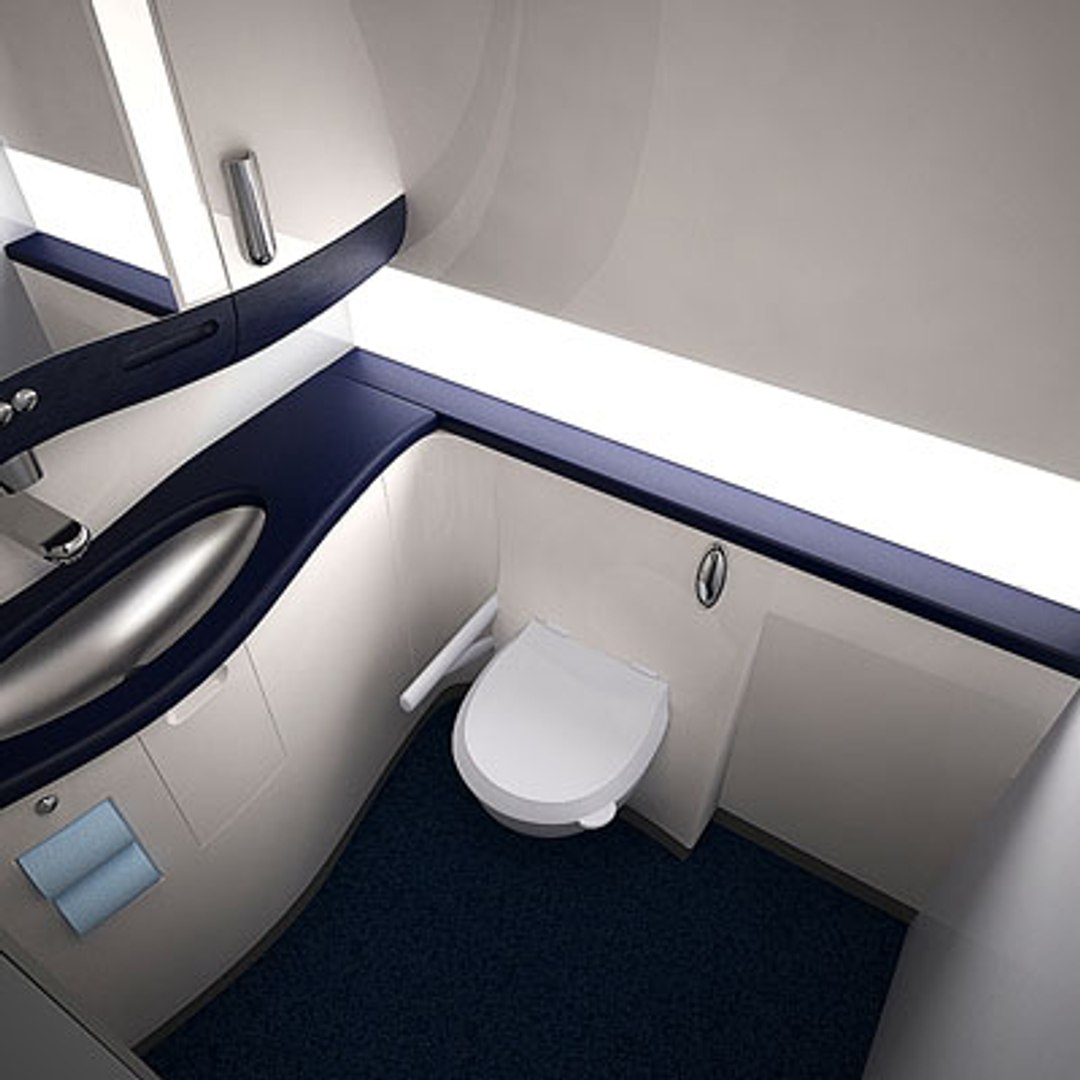 3d Dreamliner Lavatory Interior
