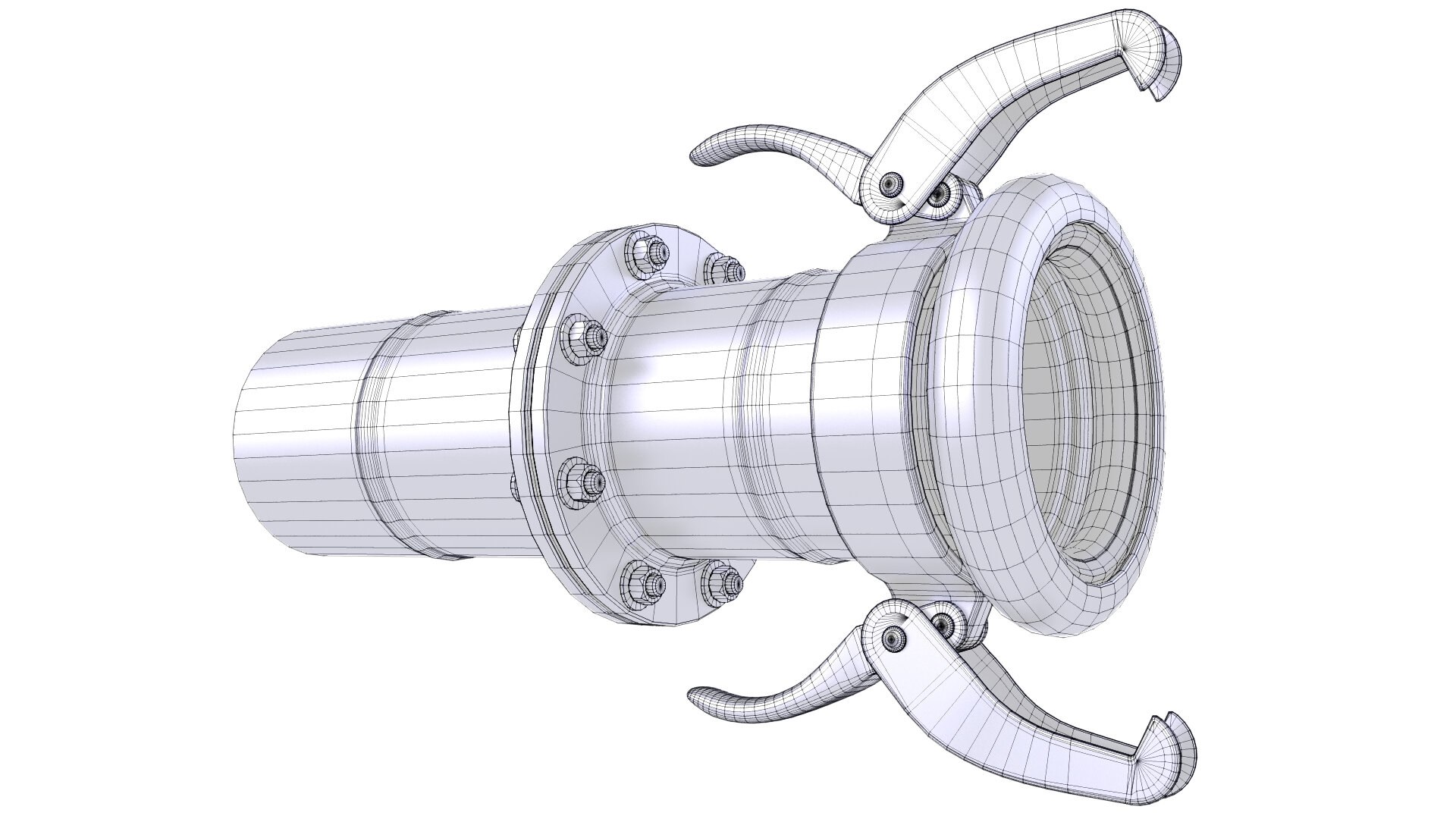 3D Model Hose Water Pump Hose Coupling 2 - TurboSquid 1979904