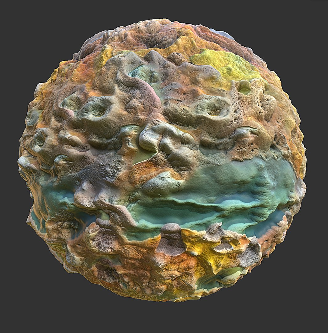 Alien Planet Terrain Geysers Paxk 116 3D - TurboSquid 2061972
