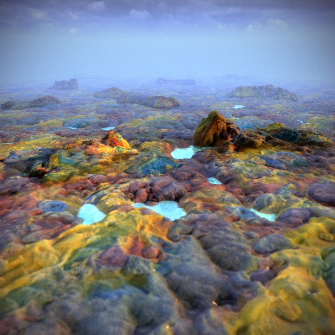 Alien Planet Terrain Geysers Paxk 116 3D - TurboSquid 2061972