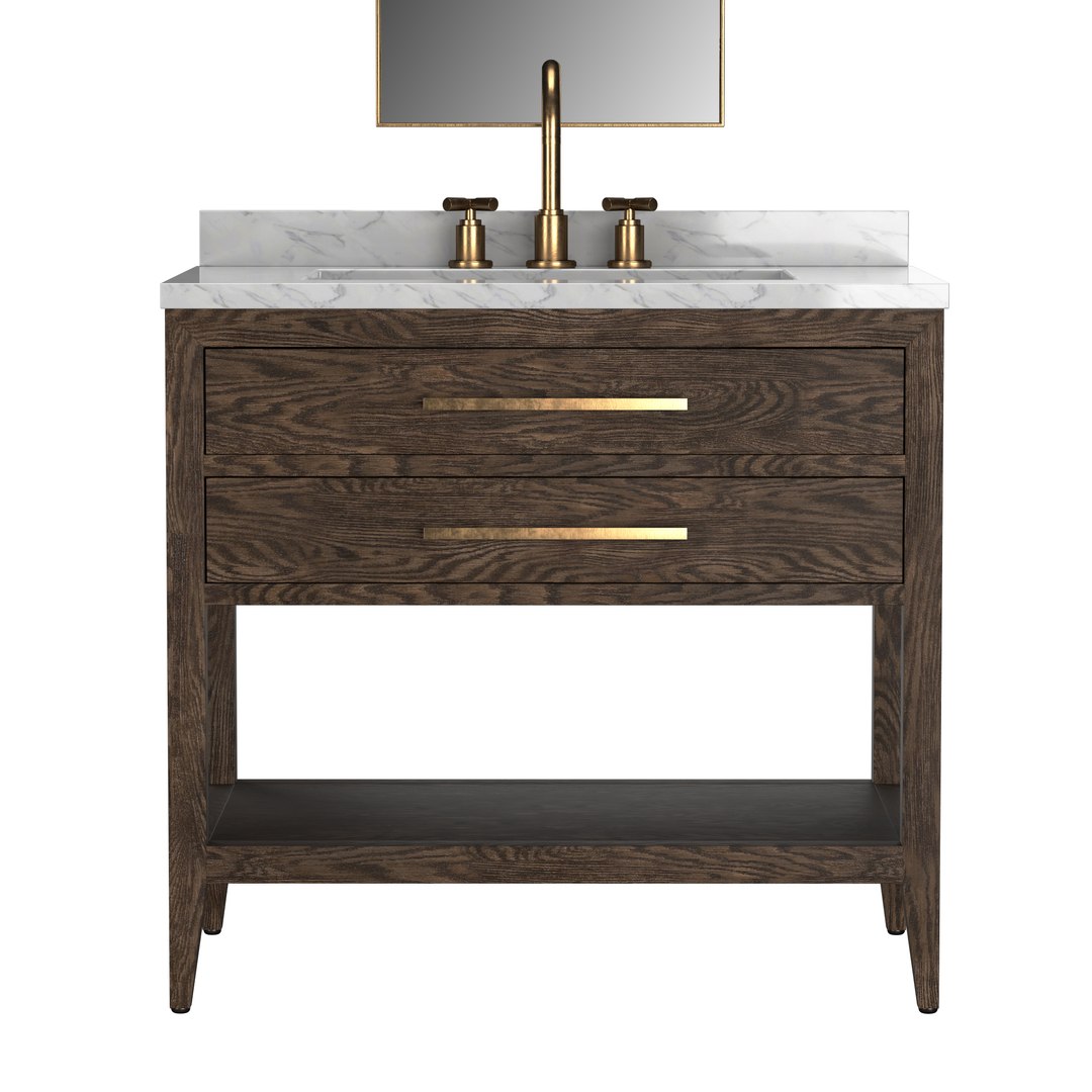 FRENCH CONTEMPORARY SINGLE WASHSTAND Model - TurboSquid 1898177