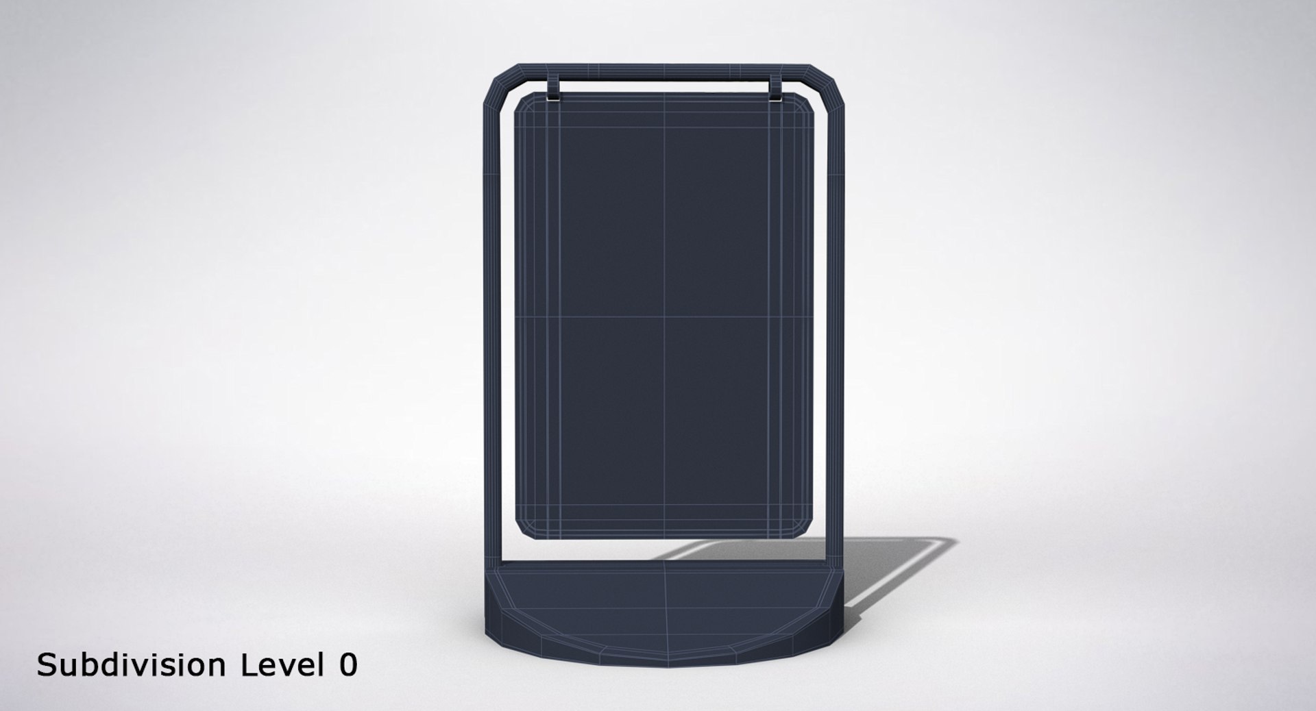 3d Model Swinging Sign