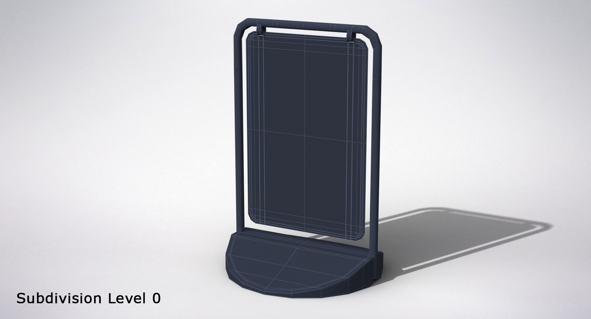 3d Model Swinging Sign