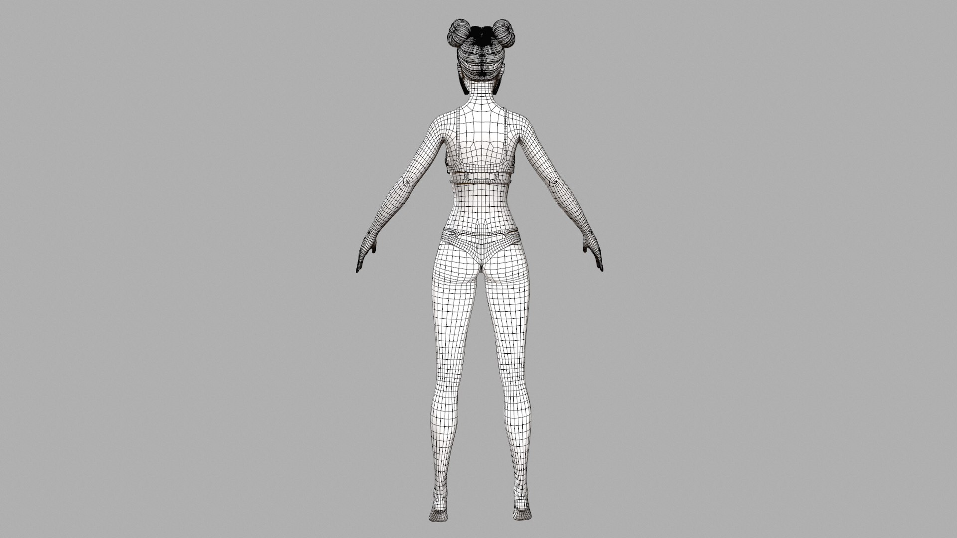 3D Maya Modular Girl 5 Model - TurboSquid 1930701