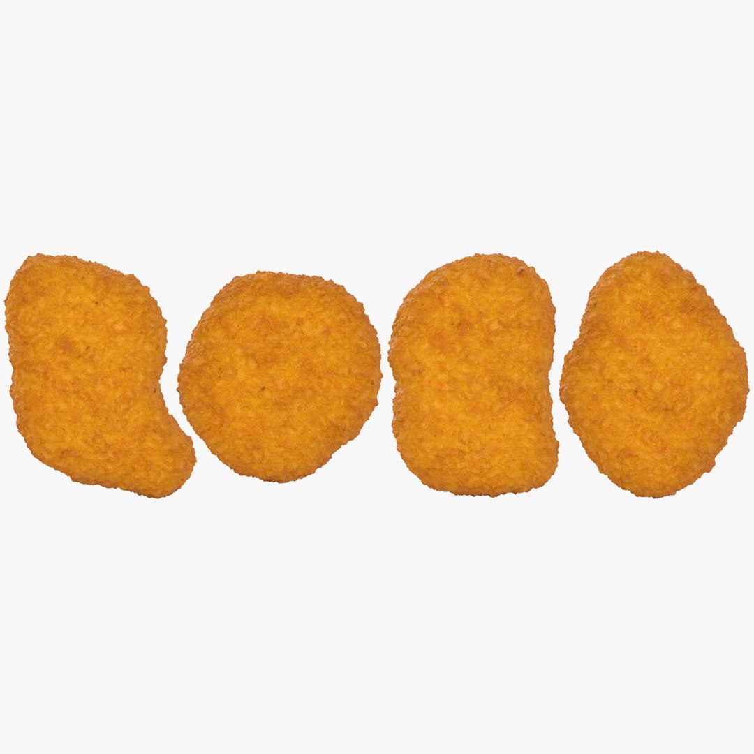 3D Chicken Nugget Shapes Collection - TurboSquid 2173147