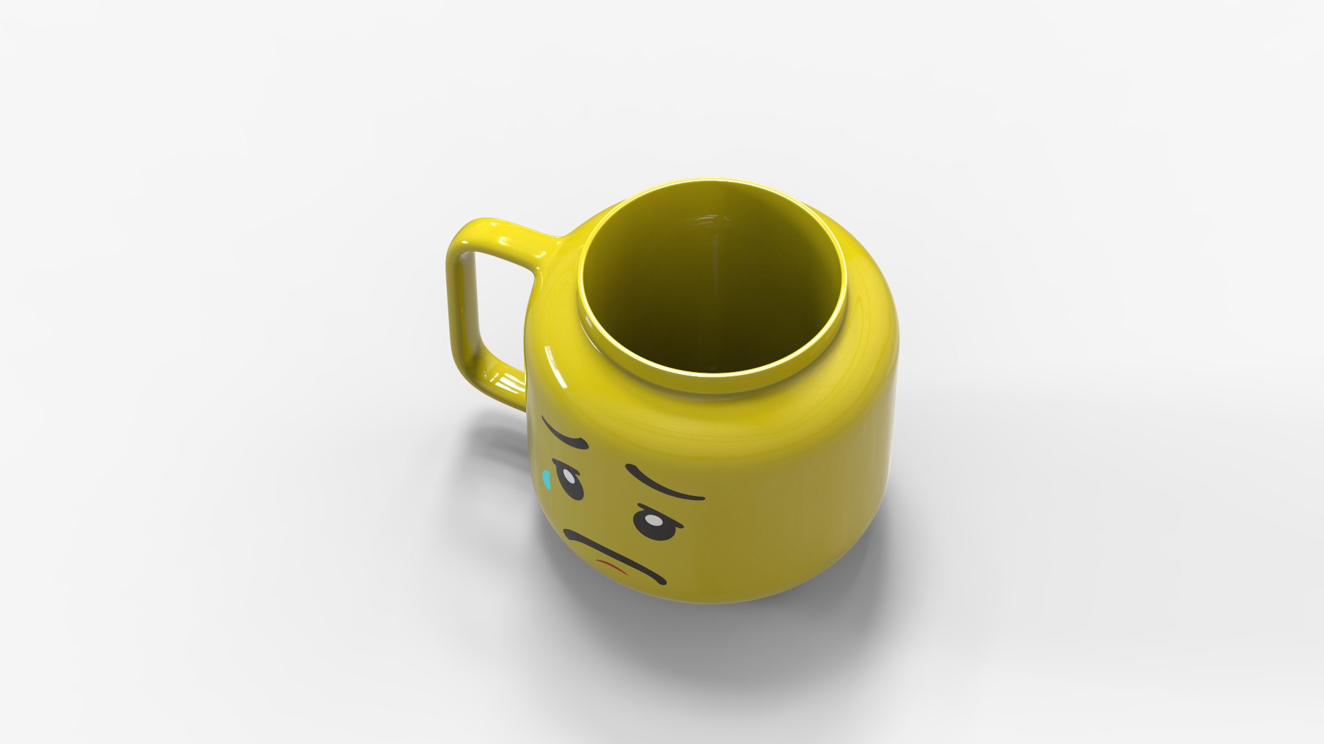 3D Lego Head Mug - TurboSquid 2332046